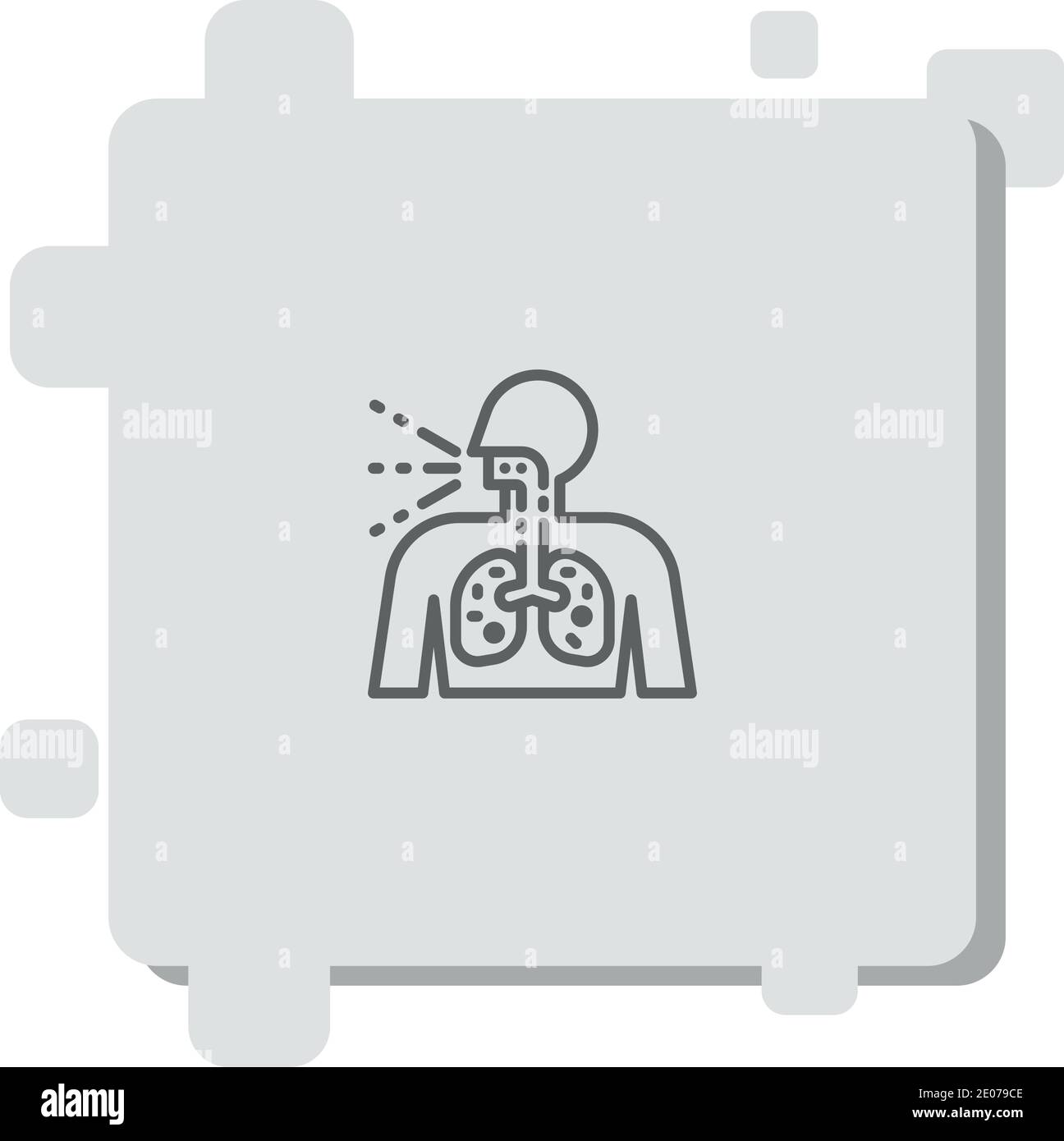 cough vector icon modern simple vector illustration Stock Vector Image ...