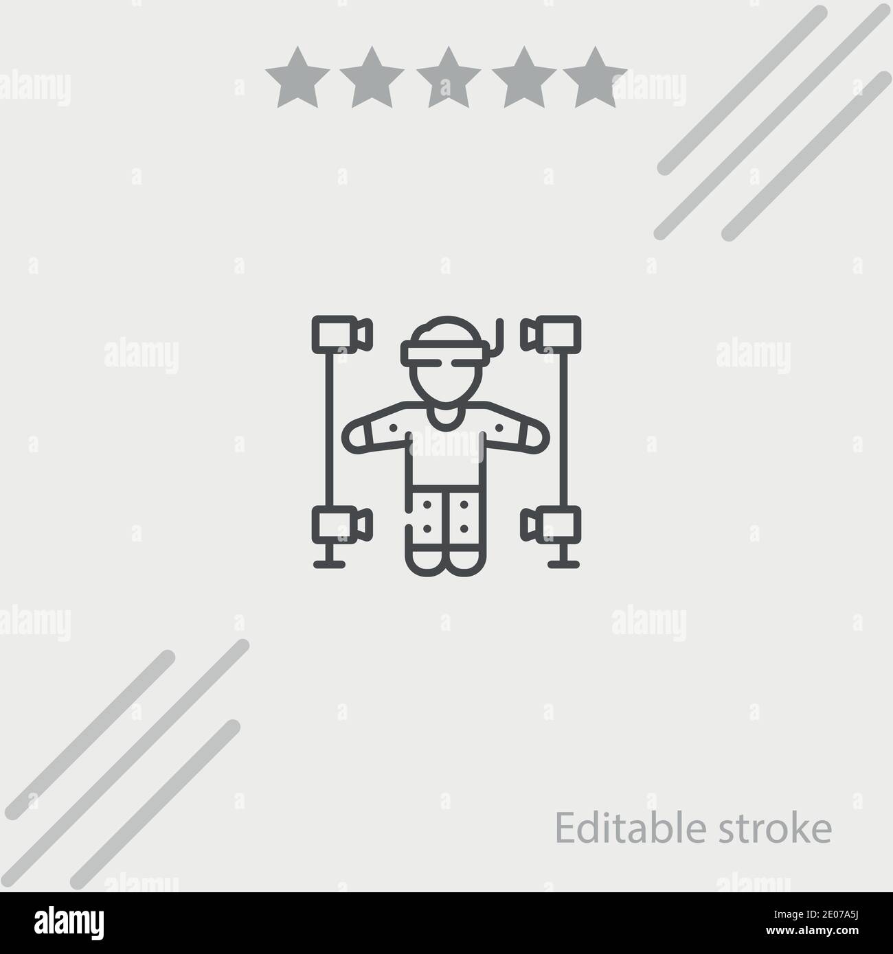 motion capture vector icon modern simple vector illustration Stock ...