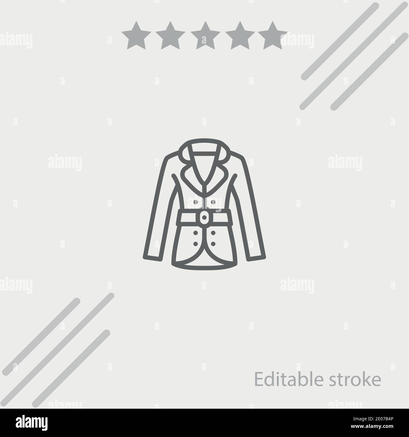 coat vector icon modern simple vector illustration Stock Vector Image ...