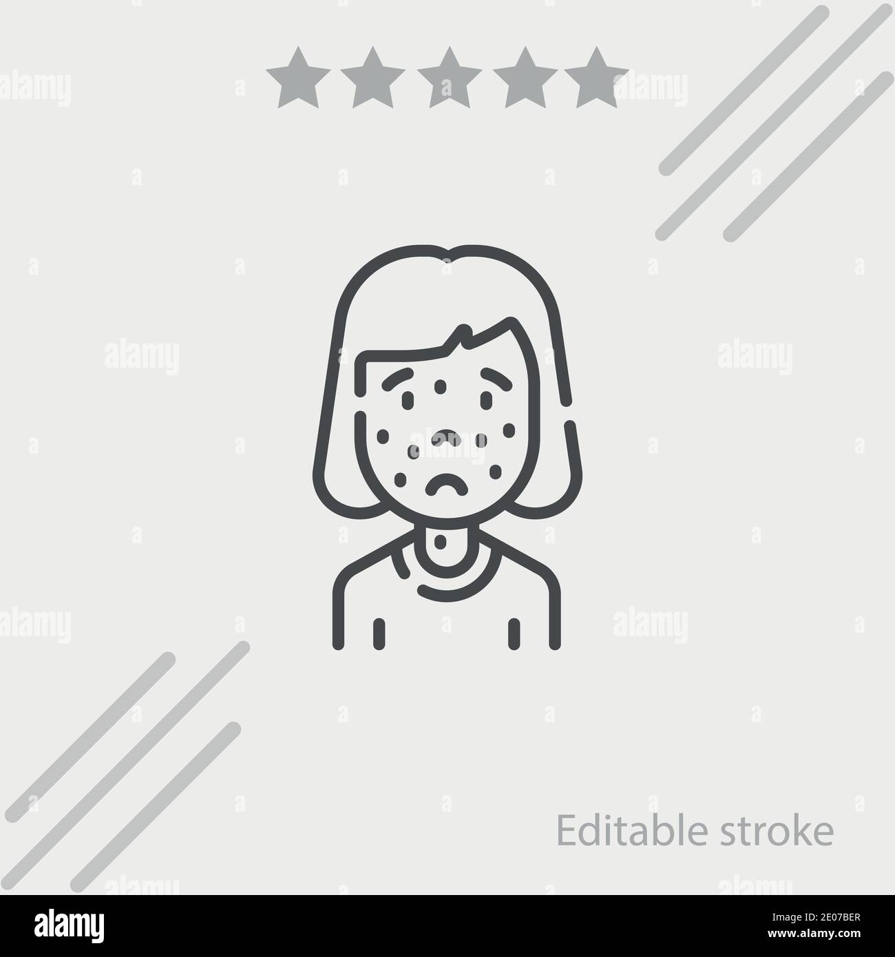 rash vector icon modern simple vector illustration Stock Vector Image ...