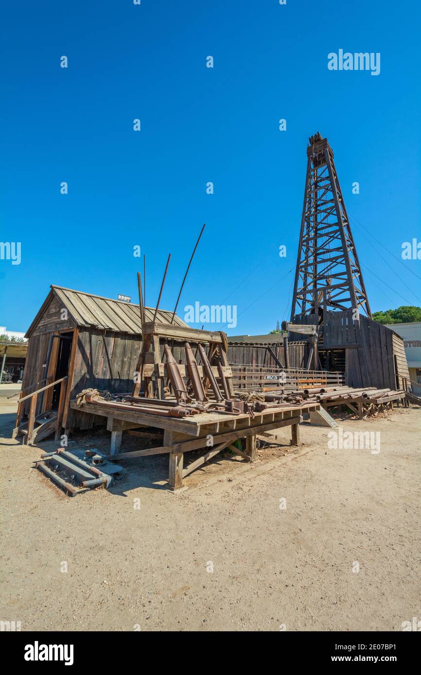 California, Bakersfield, Kern County Museum, historical oil indfustry ...