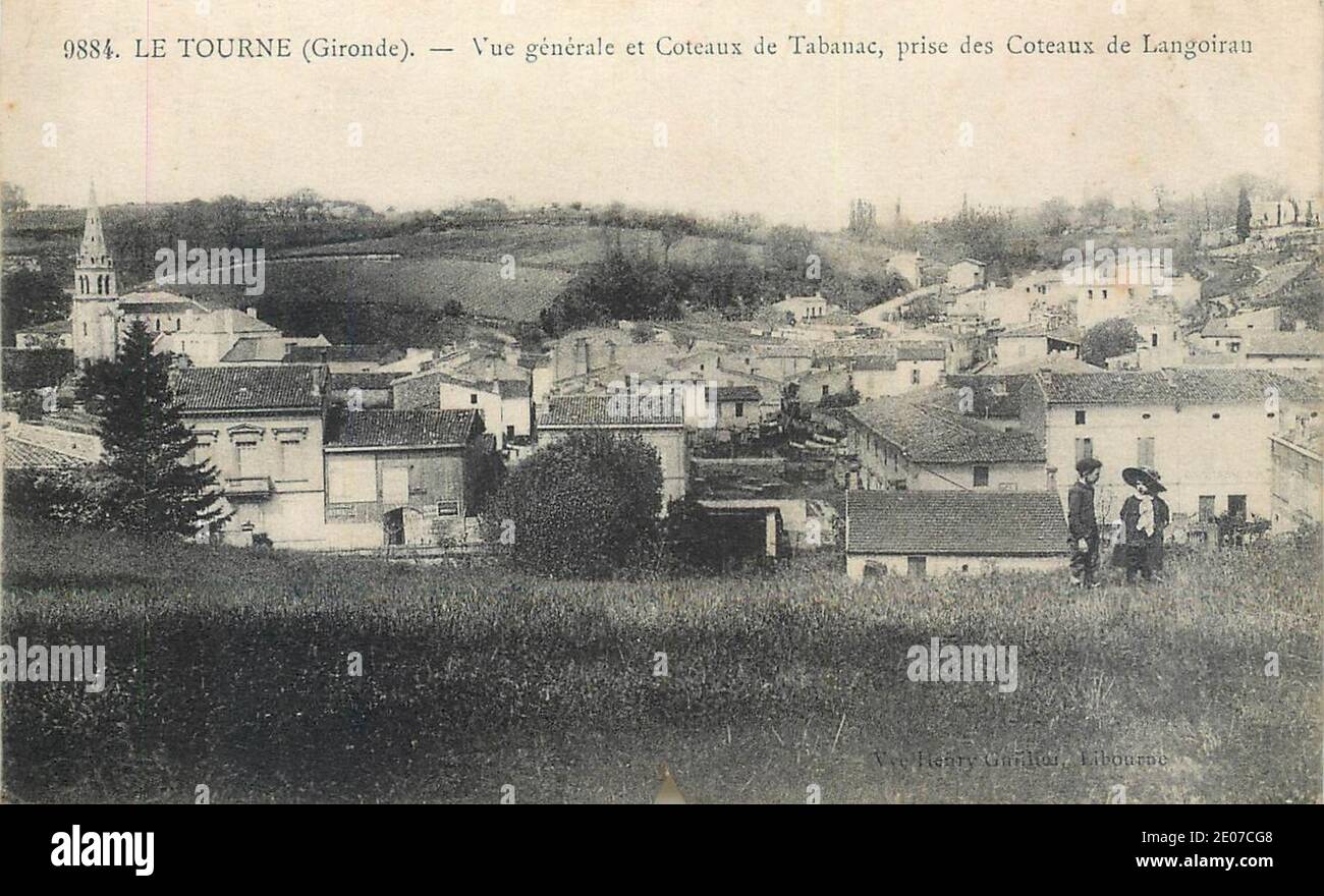 Le Tourne - vue générale 1 Stock Photo - Alamy