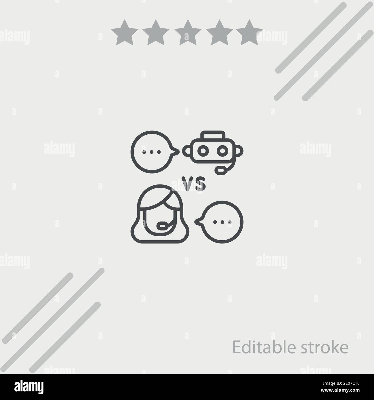 bot vector icon modern simple vector illustration Stock Vector Image ...