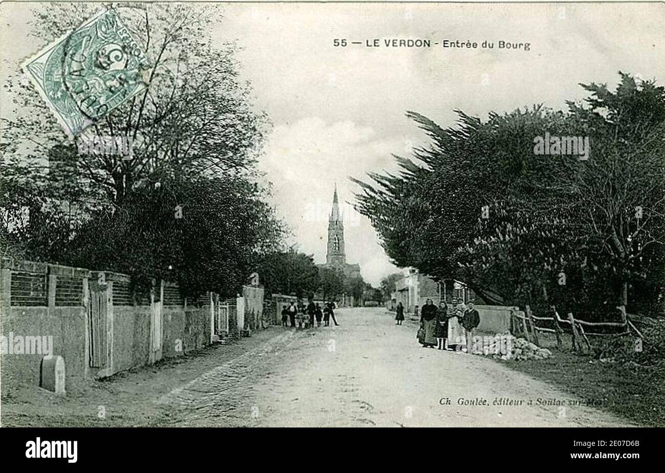 Le Verdon - bourg 3a Stock Photo - Alamy