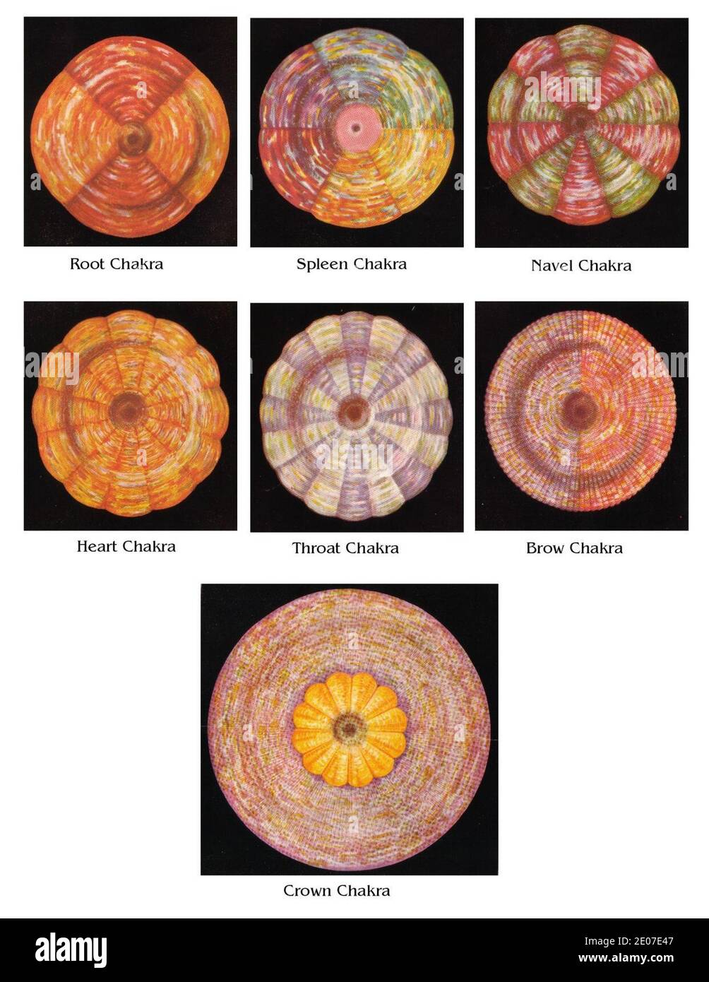 Leadbeater's Chakras Pictures Stock Photo - Alamy