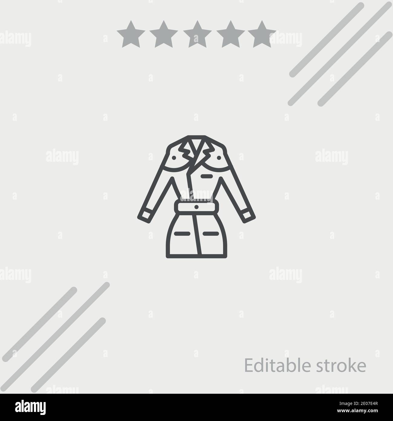 coat vector icon modern simple vector illustration Stock Vector Image ...