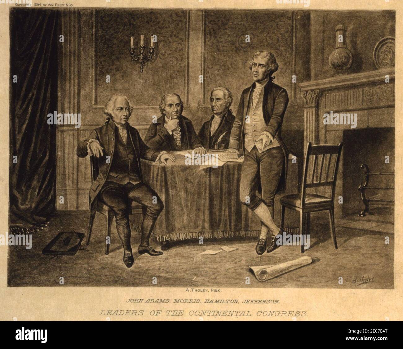 Leaders of the continental congress hi-res stock photography and images ...