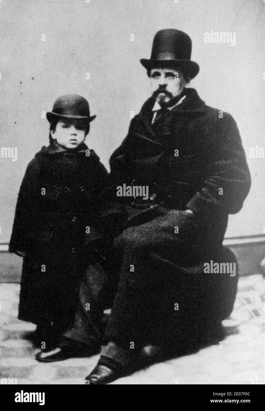 Learned Hand and his father Stock Photo - Alamy