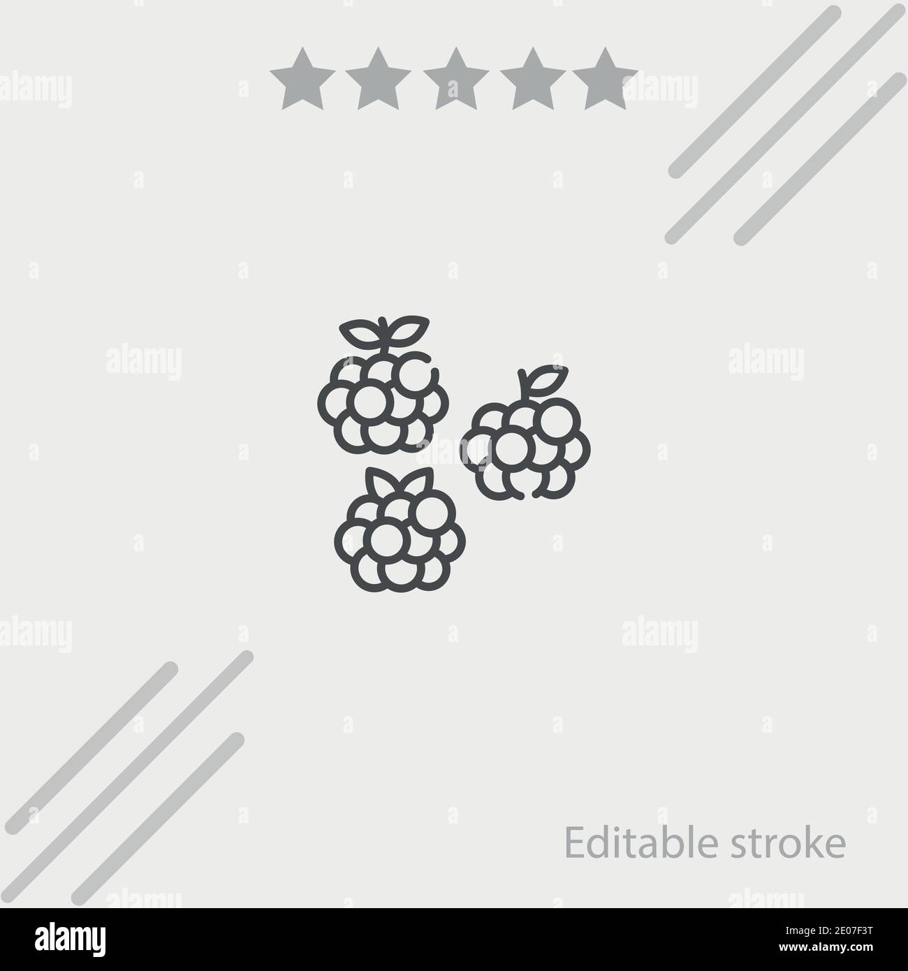 blackberry vector icon modern simple vector illustration Stock Vector ...