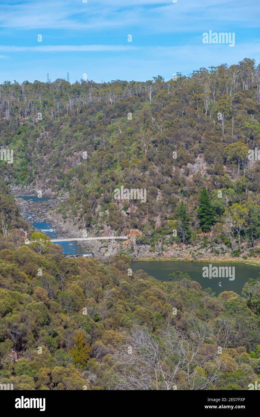 First Basin at Cataract Gorge Reserve at Launceston in Tasmania ...