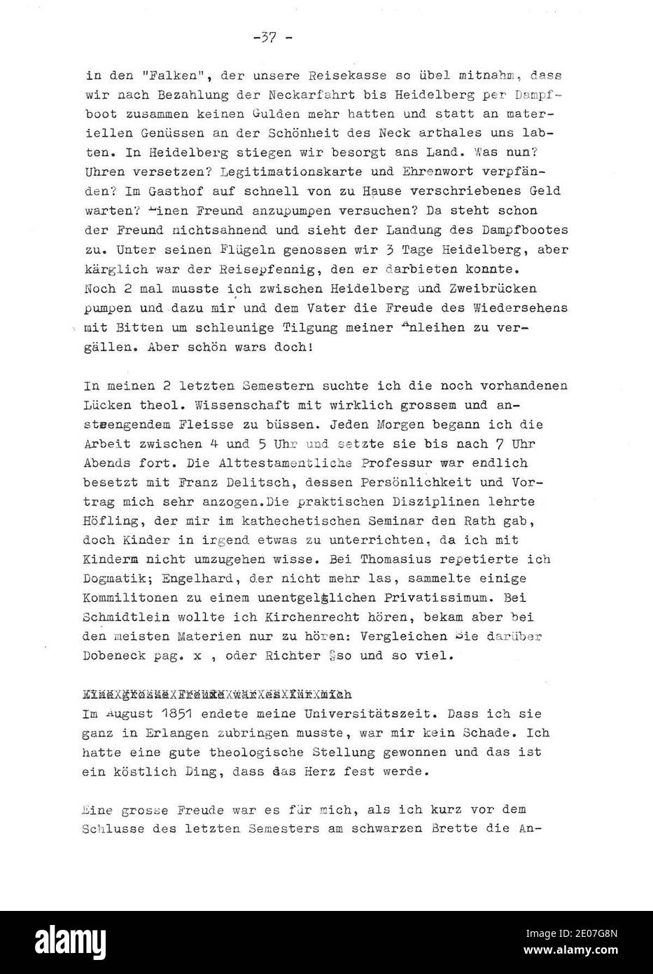 Lebenserinnerungen (Krieger) 037 Stock Photo - Alamy