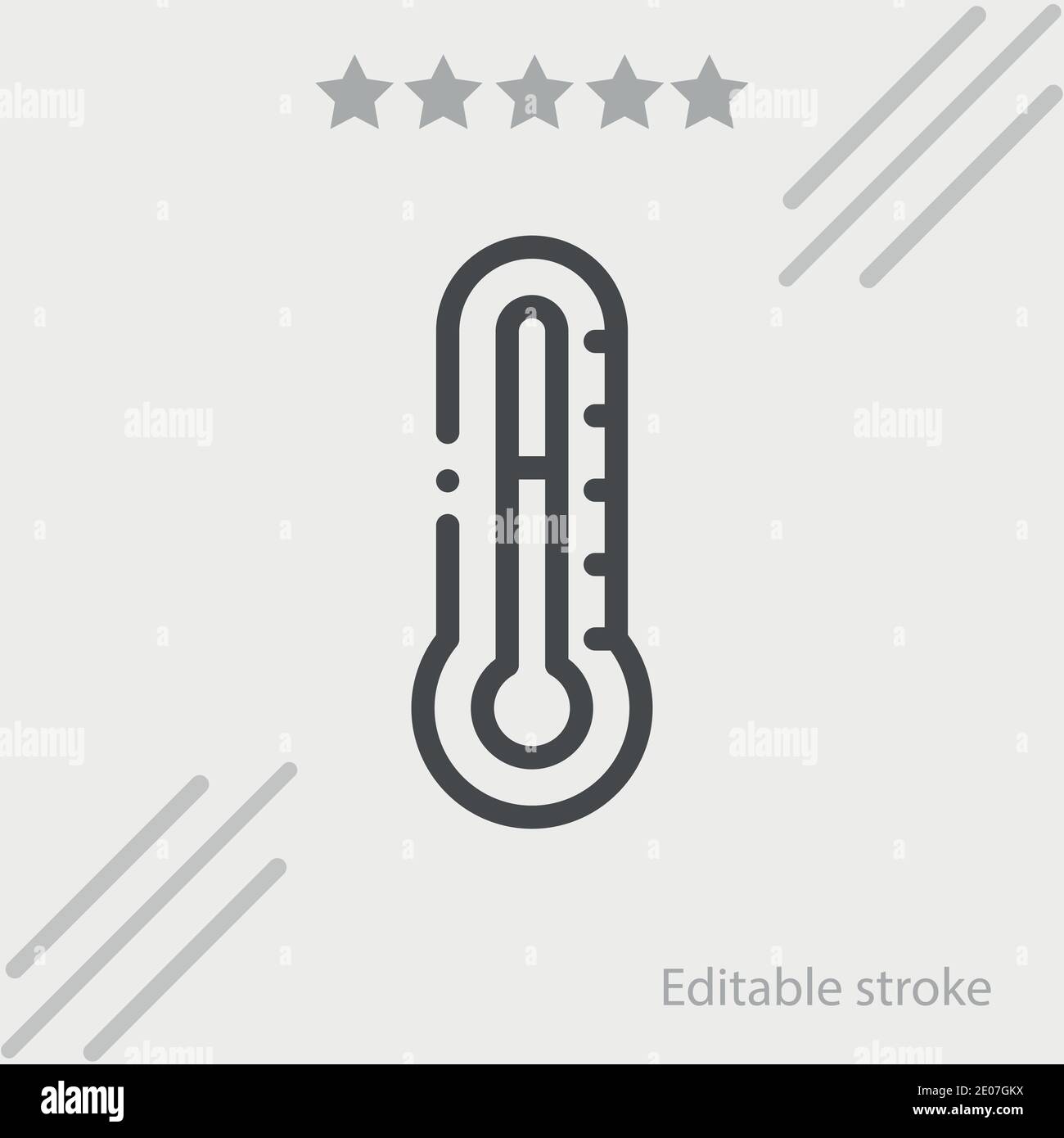 temperature vector icon modern simple vector illustration Stock Vector ...
