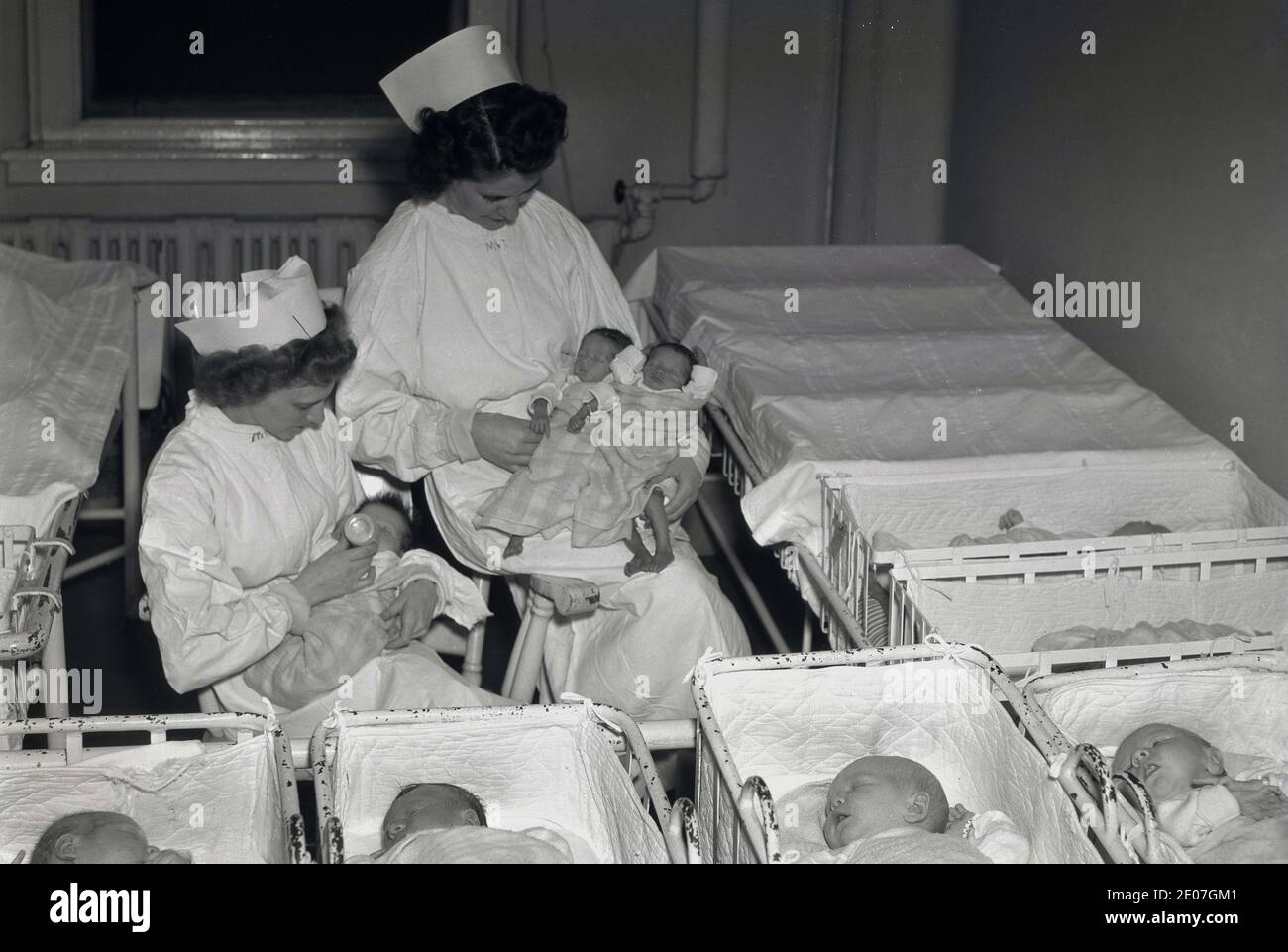 New born babies cots hi-res stock photography and images - Alamy