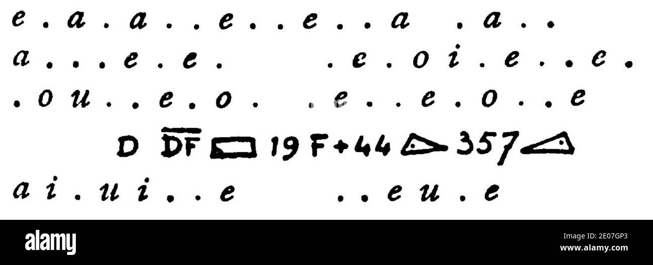 Leblanc - L’Aiguille creuse, 1912 (page 279 crop Stock Photo - Alamy