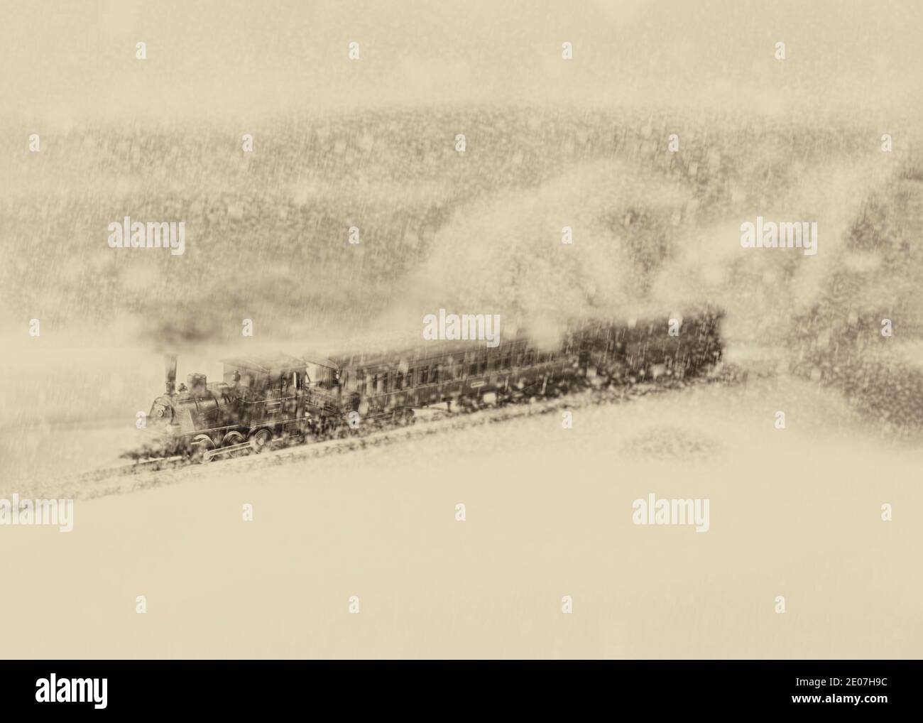 Vintage Model Railway Track High Resolution Stock Photography and ...