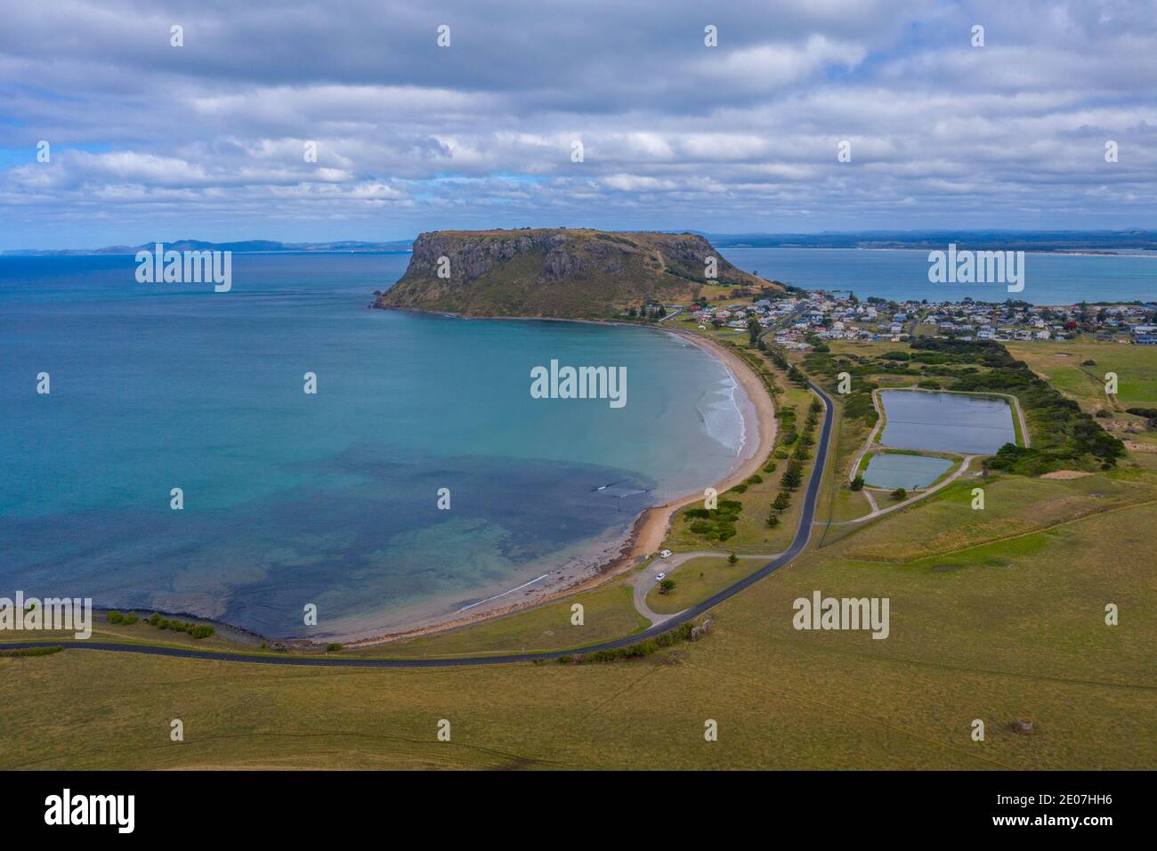 Aerial view of Stanley in Tasmania, Australia Stock Photo - Alamy
