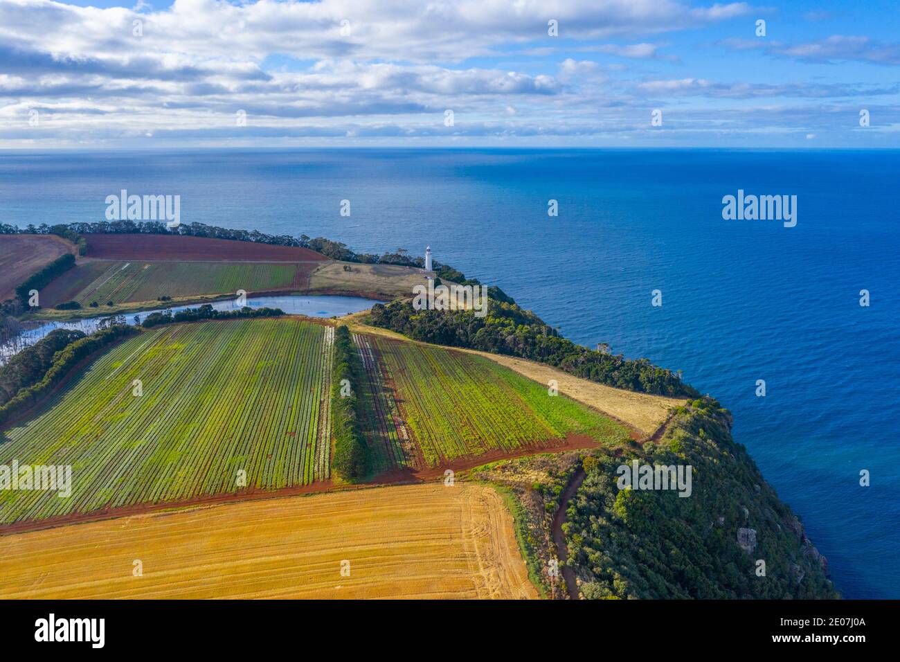 Table cape lighthouse at Tasmania, Australia Stock Photo - Alamy