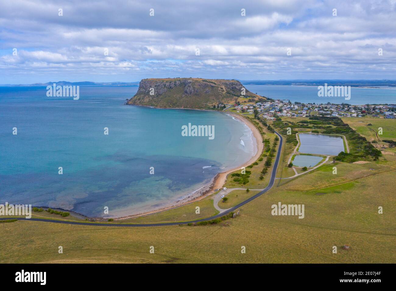 Aerial view of Stanley in Tasmania, Australia Stock Photo - Alamy
