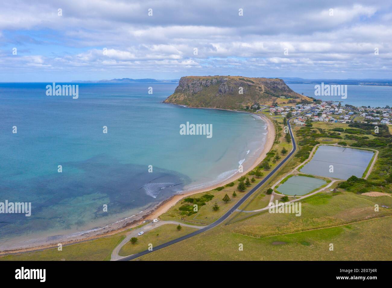 Aerial view of Stanley in Tasmania, Australia Stock Photo - Alamy