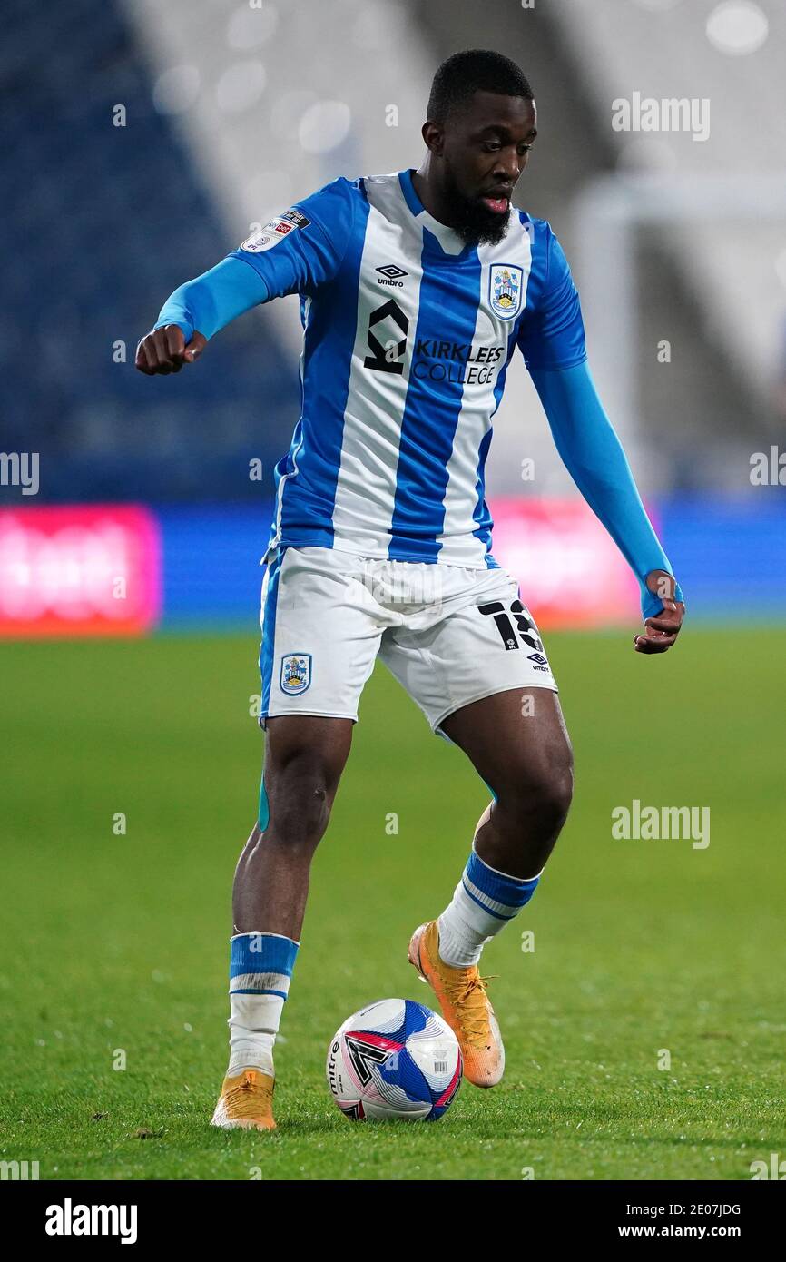Huddersfield Town's Isaac Mbenza during the Sky Bet Championship match ...