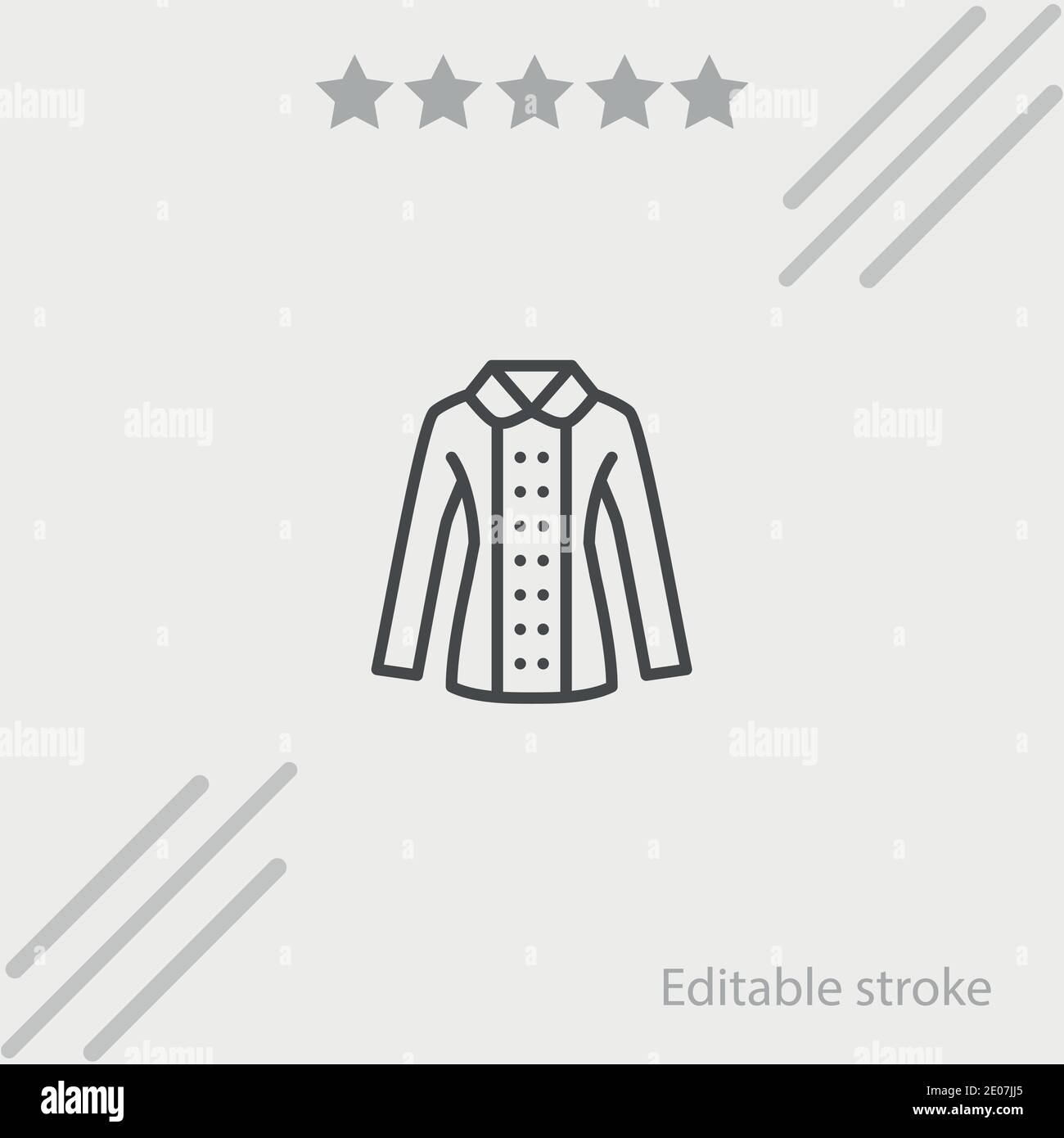 coat vector icon modern simple vector illustration Stock Vector Image ...