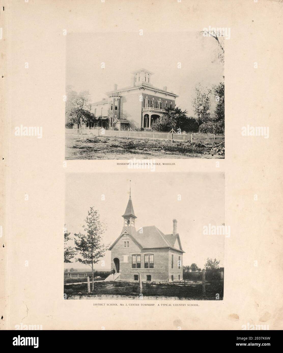 Lee and Lee's atlas of Porter County, Indiana - illustrated Stock Photo ...