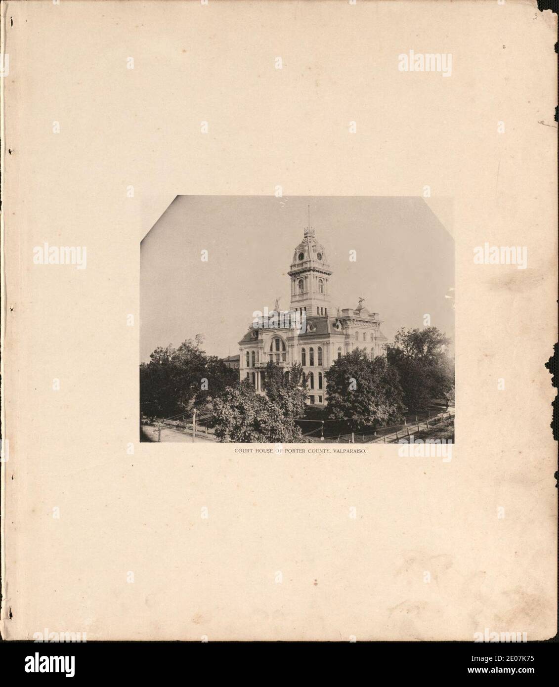 Lee and Lee's atlas of Porter County, Indiana - illustrated Stock Photo ...