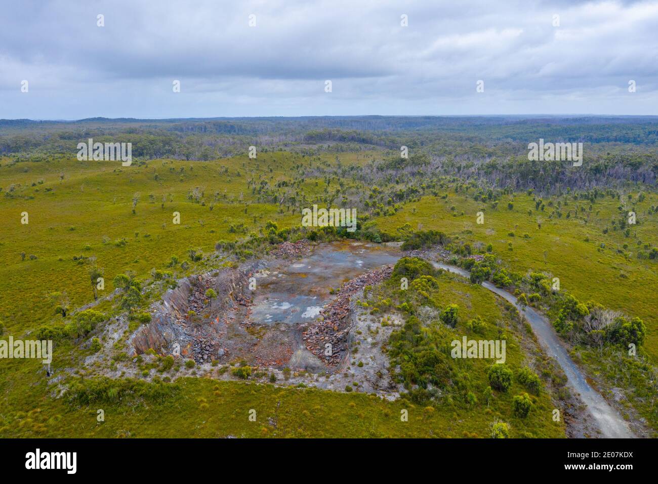 Stone quarry at Tarkine forest in Tasmania, Australia Stock Photo - Alamy