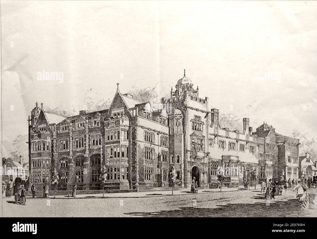 Leeds School of Medicine 1894 Stock Photo - Alamy