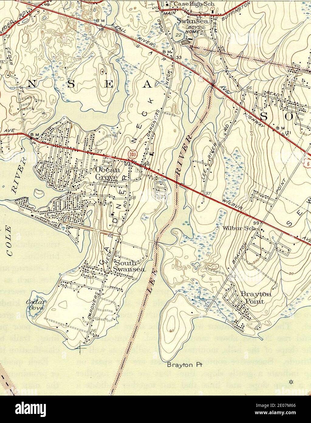 Lees map hi-res stock photography and images - Alamy