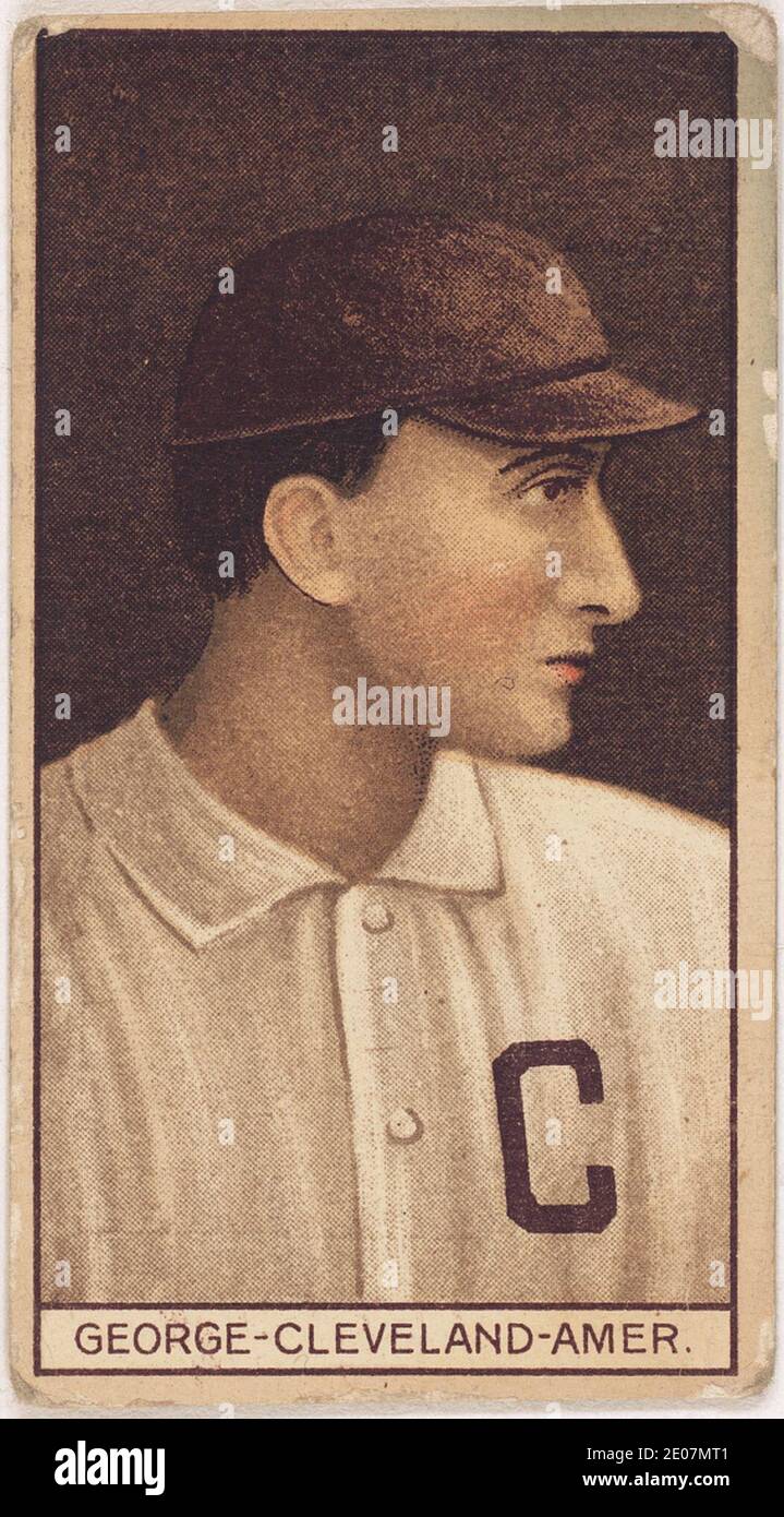 Lefty George, Cleveland Naps, baseball card portrait Stock Photo - Alamy