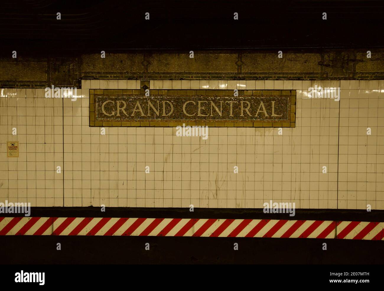 The sign for Grand Central train station, in the underground station of ...