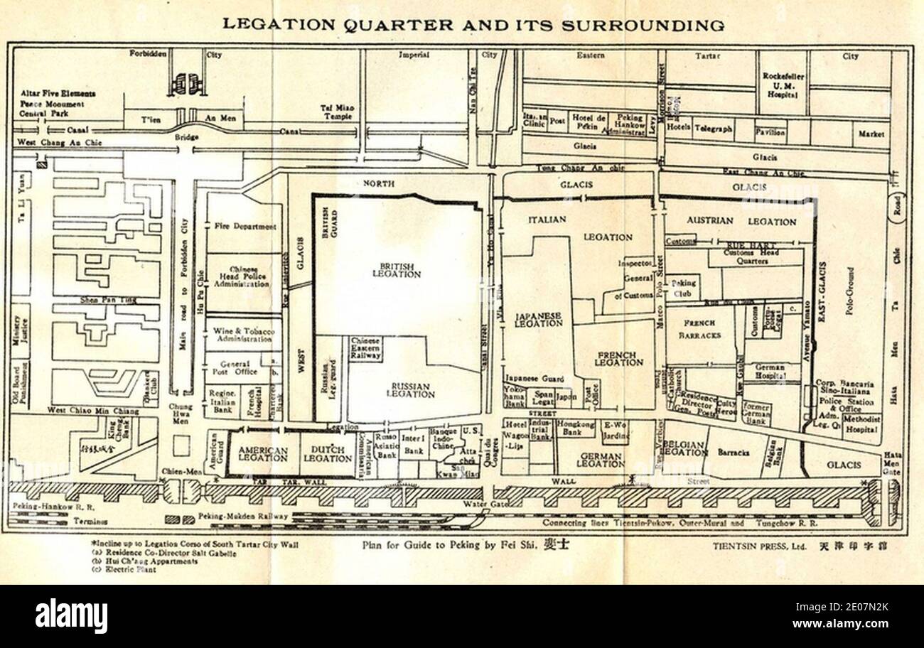 Legation quarter hi-res stock photography and images - Alamy