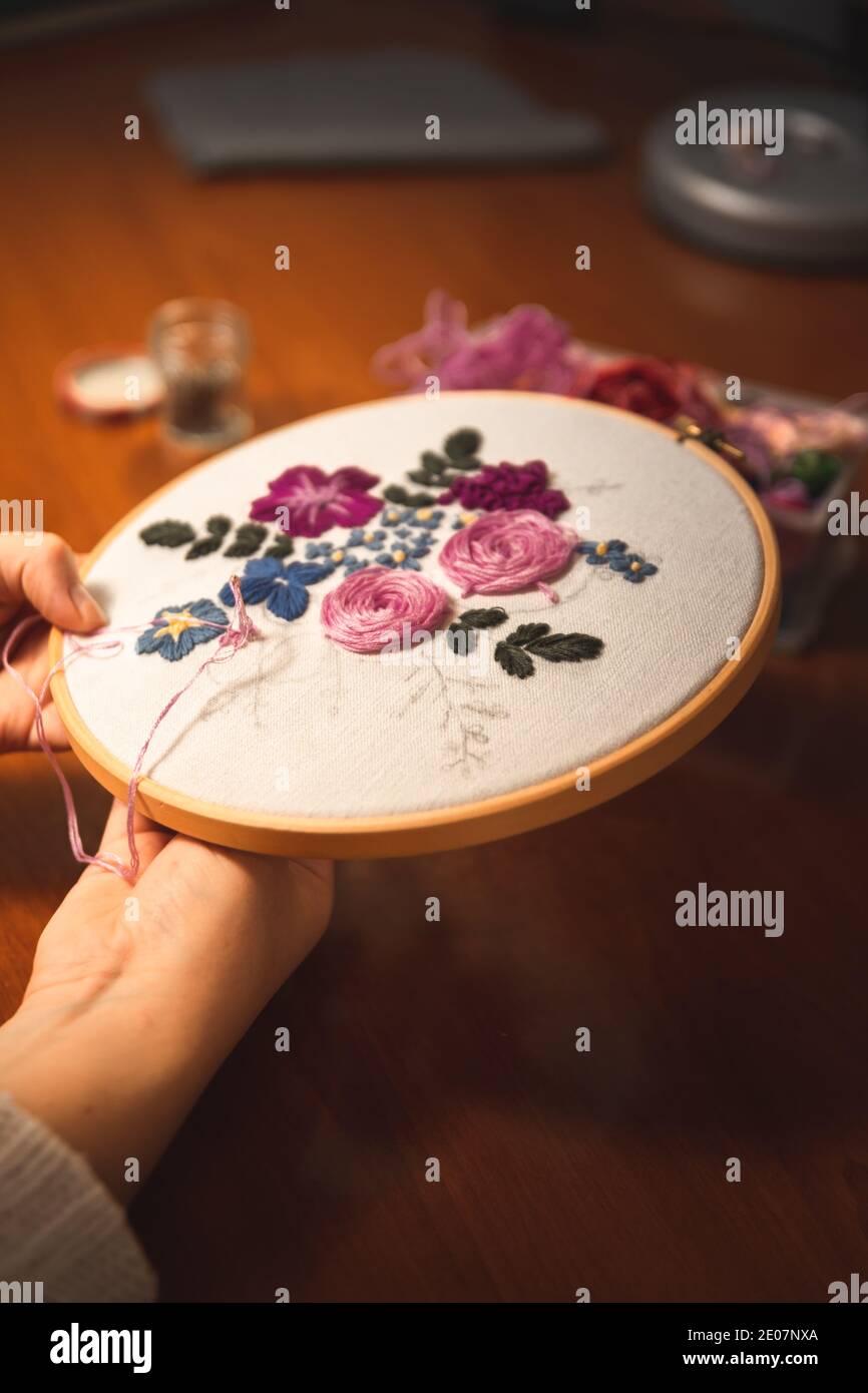 Embroidery entrepreneur hi-res stock photography and images - Alamy