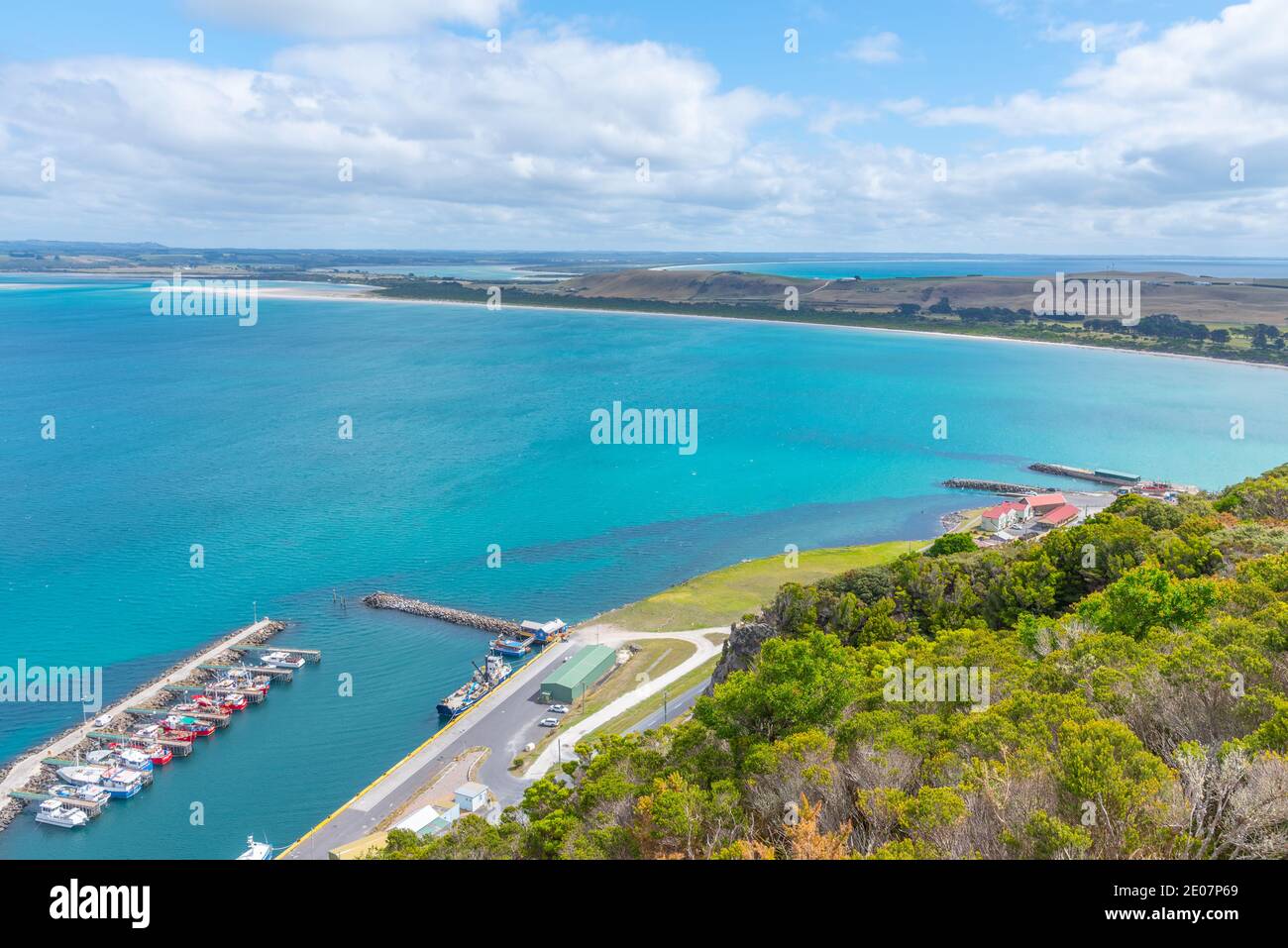 Aerial view of a beach at Stanley, Australia Stock Photo - Alamy