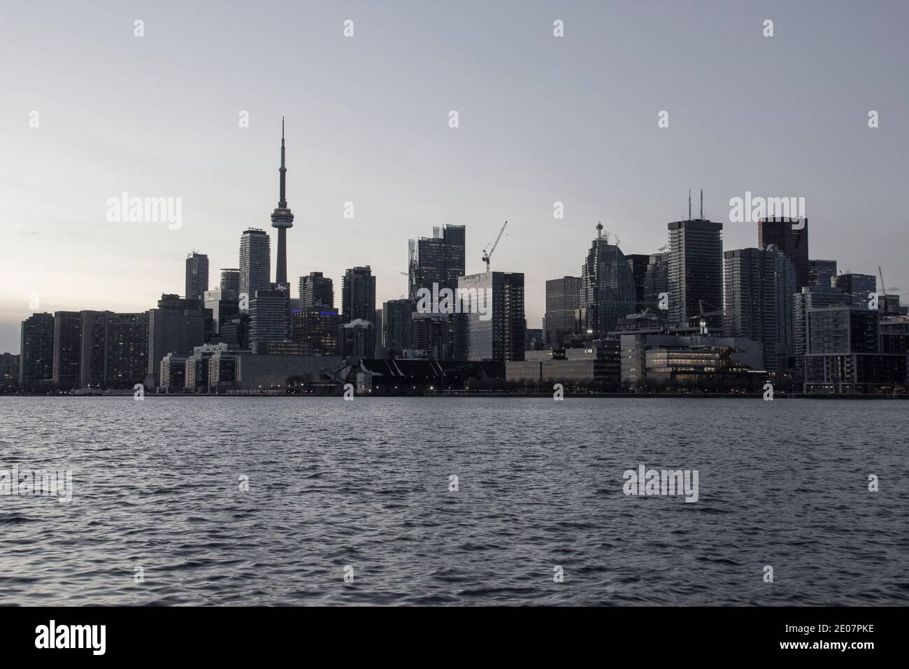 Toronto downtown dusk cityscape hi-res stock photography and images - Alamy