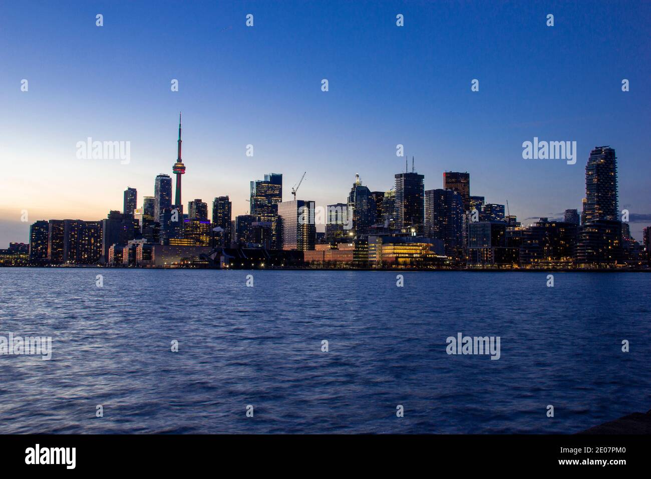 Toronto downtown dusk cityscape hi-res stock photography and images - Alamy
