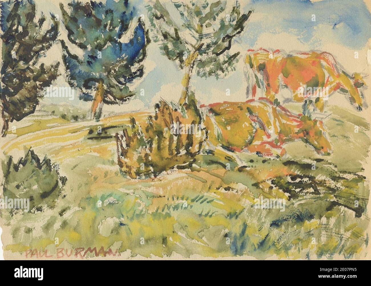 Lehmad, Paul Burman Stock Photo - Alamy