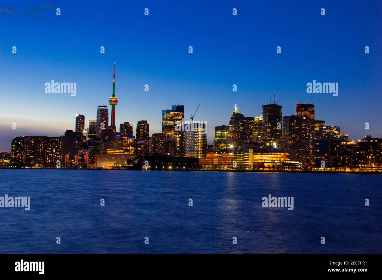 Early evening view of downtown Toronto Stock Photo - Alamy