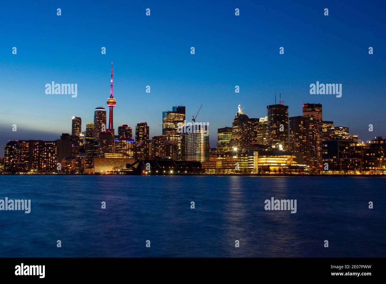 Early evening view of downtown Toronto Stock Photo - Alamy