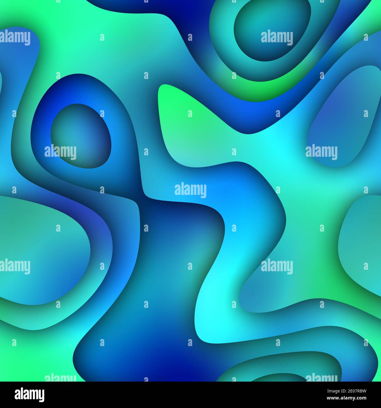 Seamless floating curved cut out paper vivid color Stock Photo - Alamy