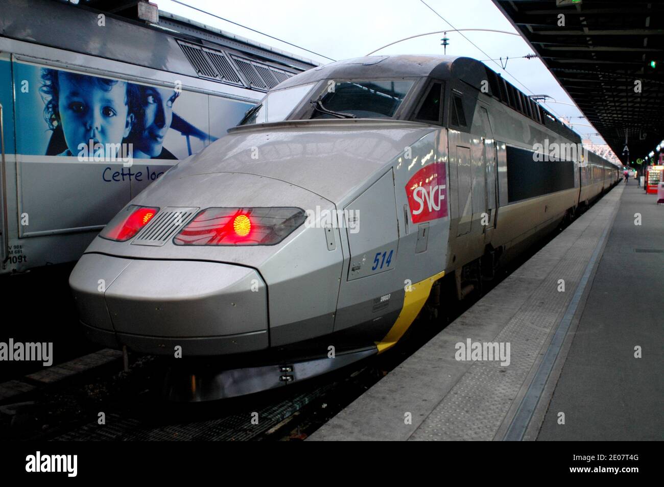 Illustration SNCF and TGV - Paris, France, January 1st, 2012 - SNCF's ...