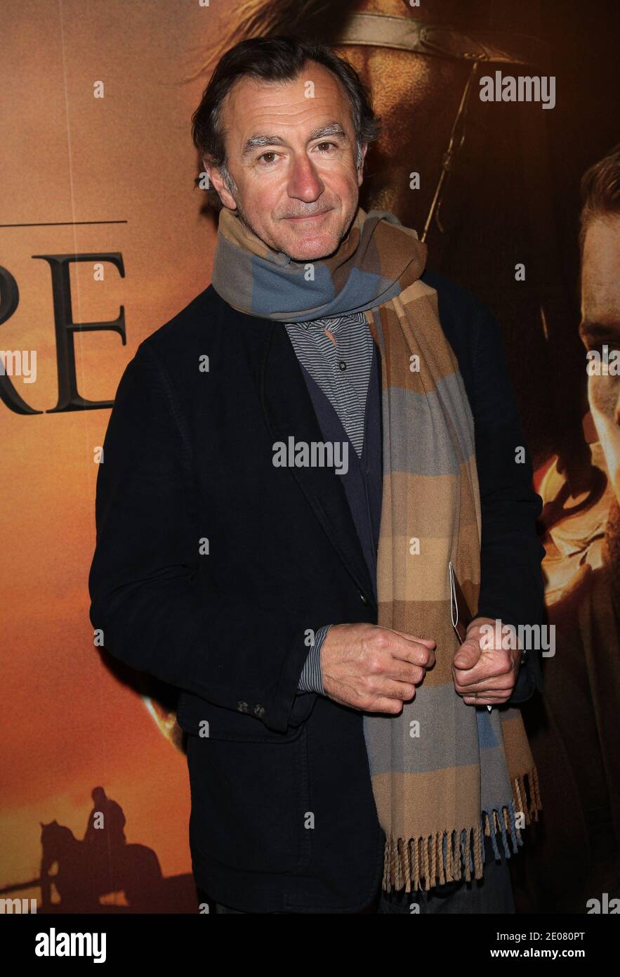 Christophe Malavoy arriving for the France premiere of 'War Horse' held ...