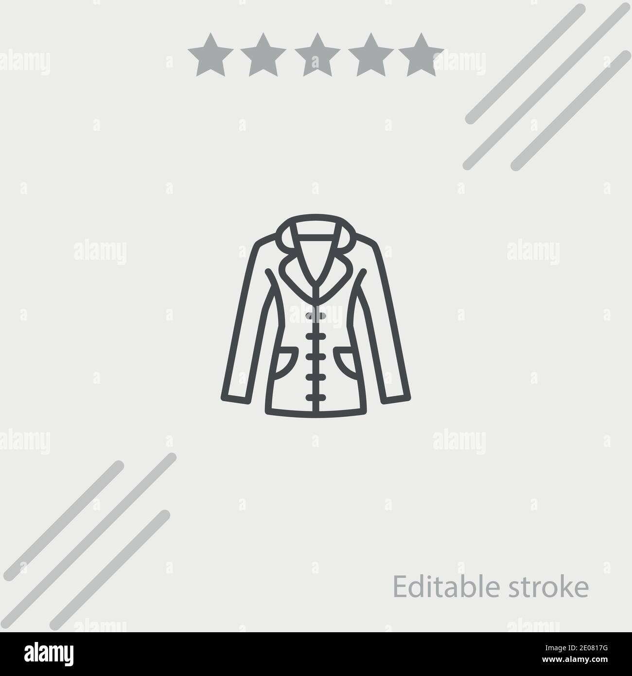 coat vector icon modern simple vector illustration Stock Vector Image ...