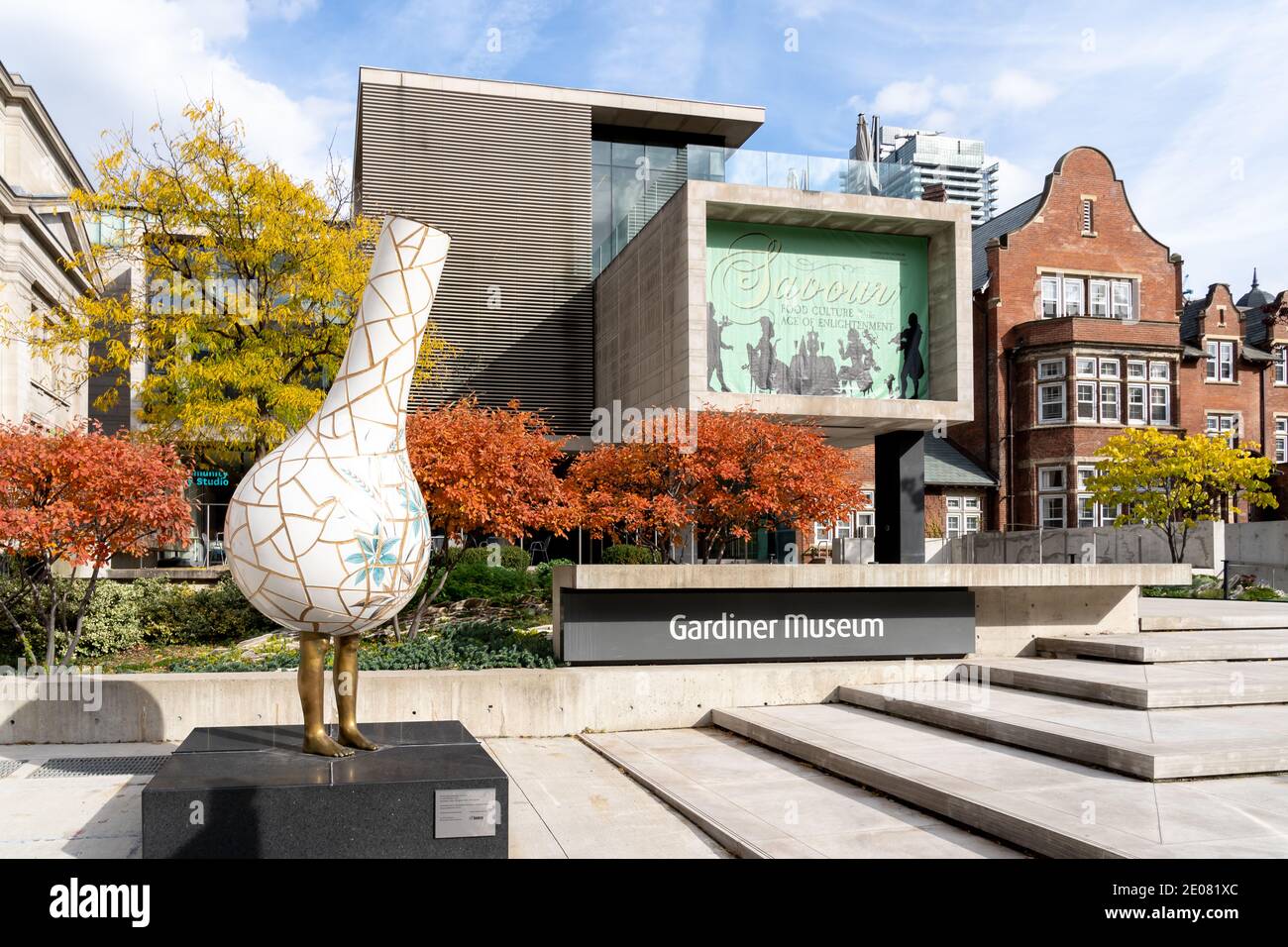 Toronto, Canada - October 24, 2019: Gardiner Museum in Toronto, Canada ...