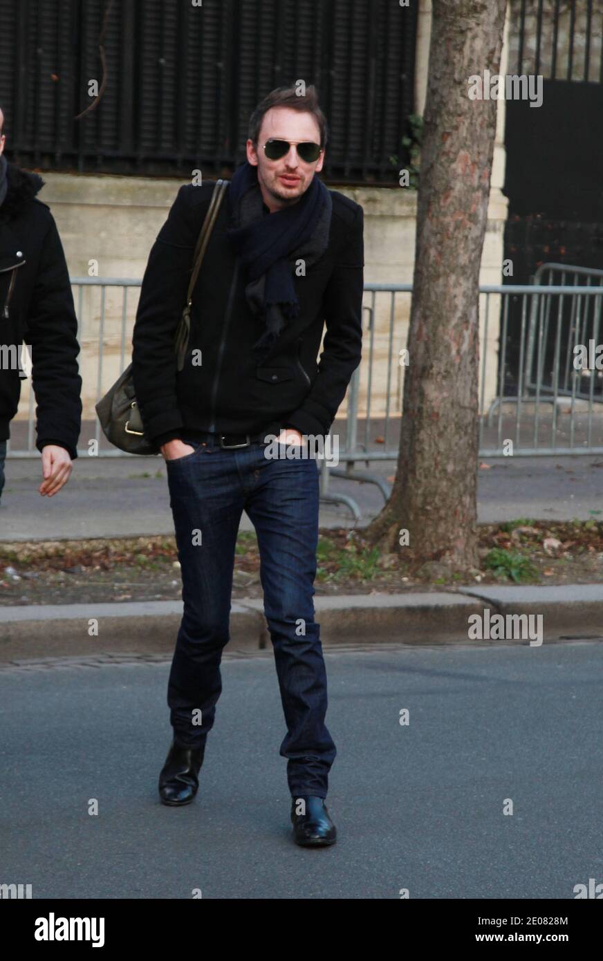 Christophe Willem attending a TV taping in Paris, France on January 11 ...
