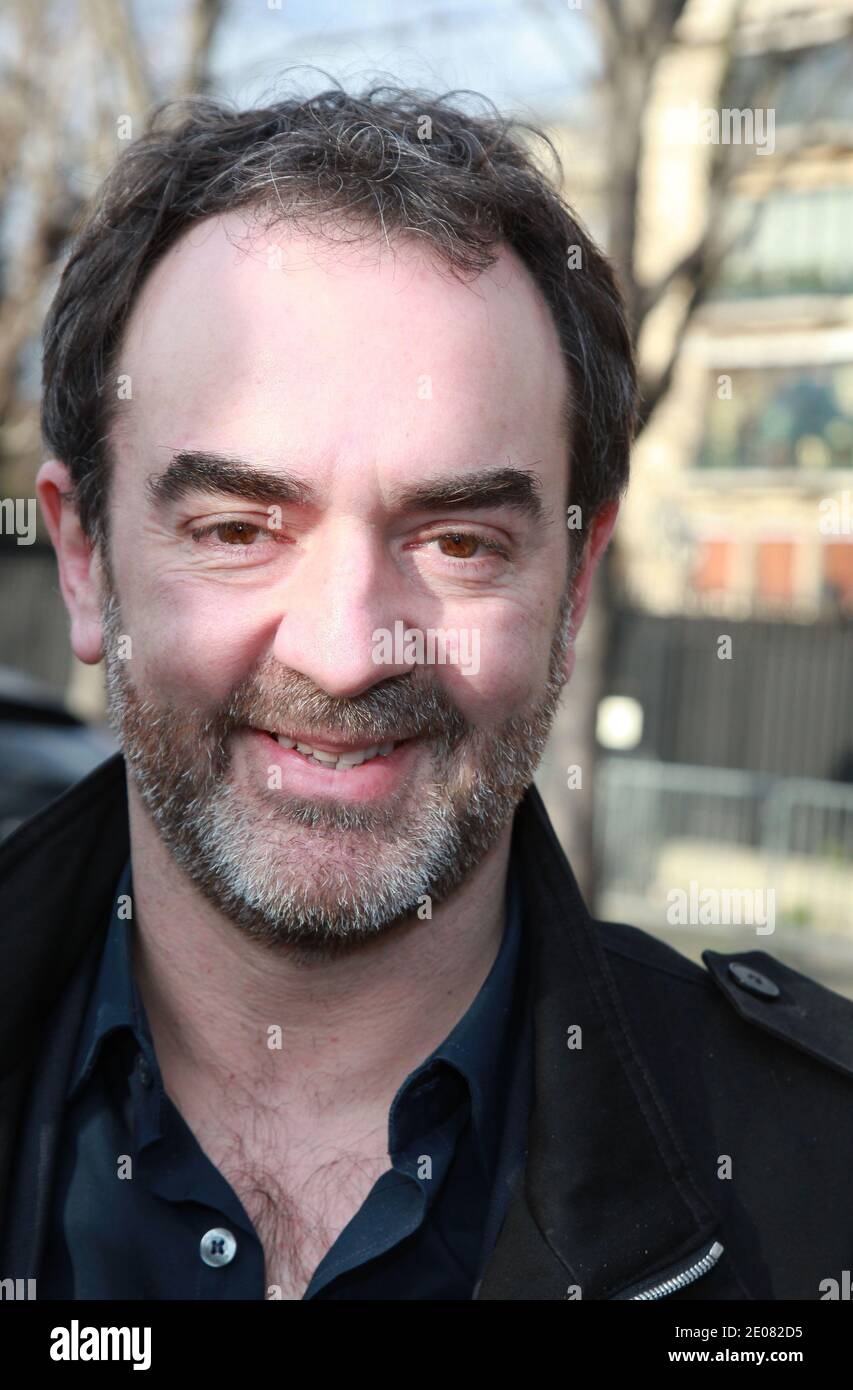 Bruno Solo attending a TV taping in Paris, France on January 11, 2012 ...