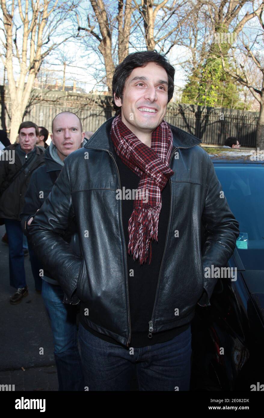 Vincent Elbaz attending a TV taping in Paris, France on January 11 ...