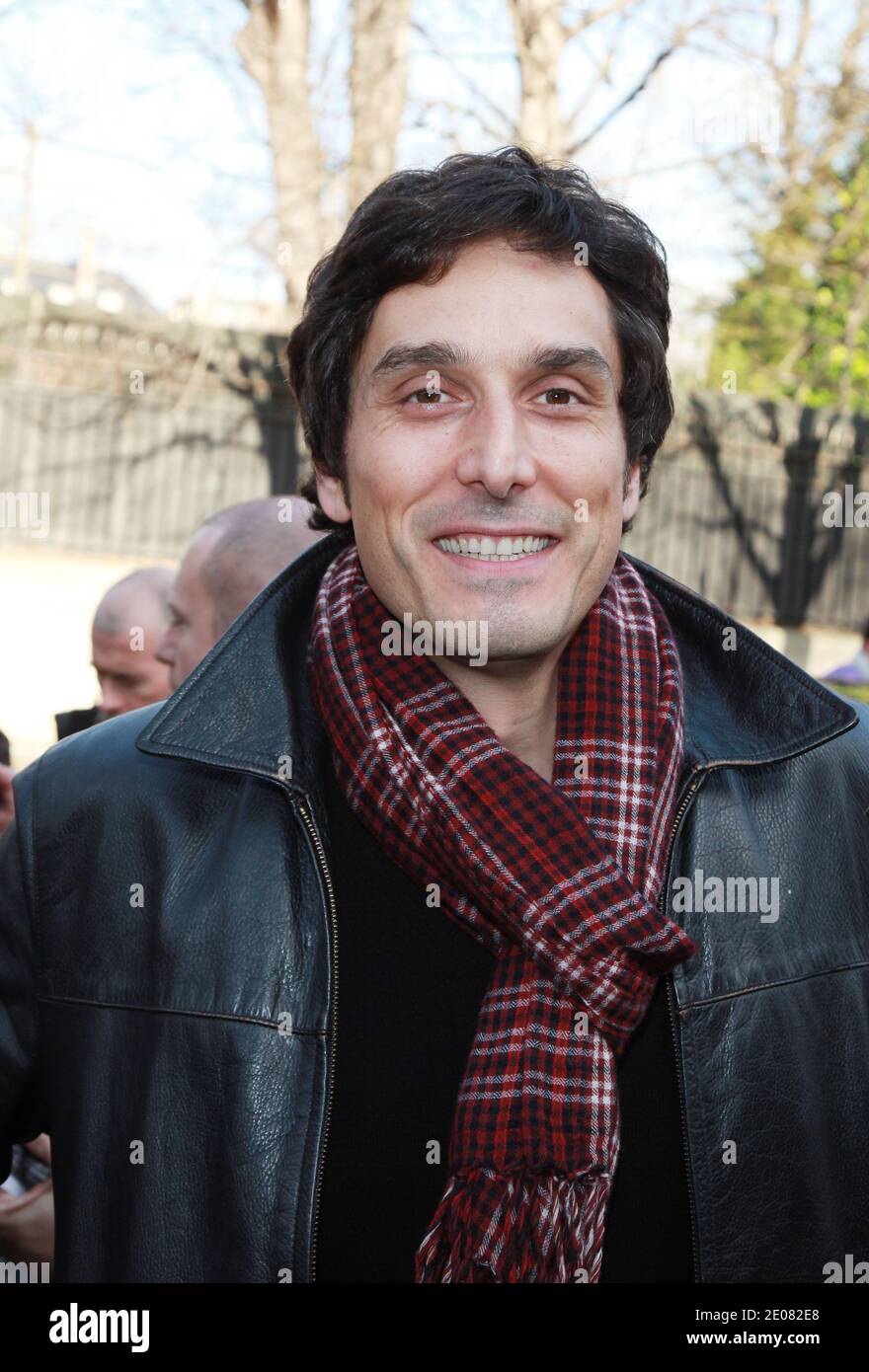 Vincent Elbaz attending a TV taping in Paris, France on January 11 ...