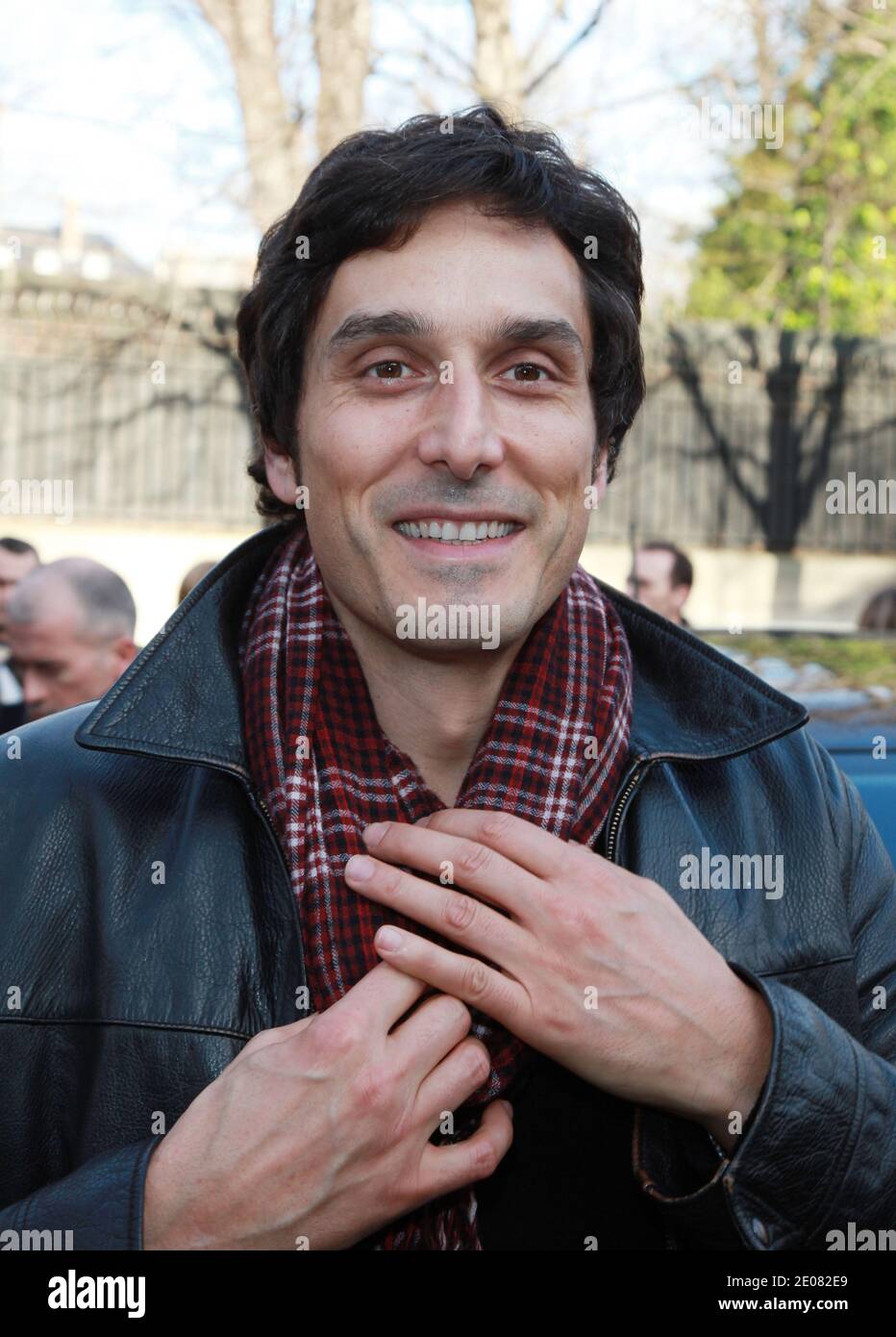 Vincent Elbaz attending a TV taping in Paris, France on January 11 ...